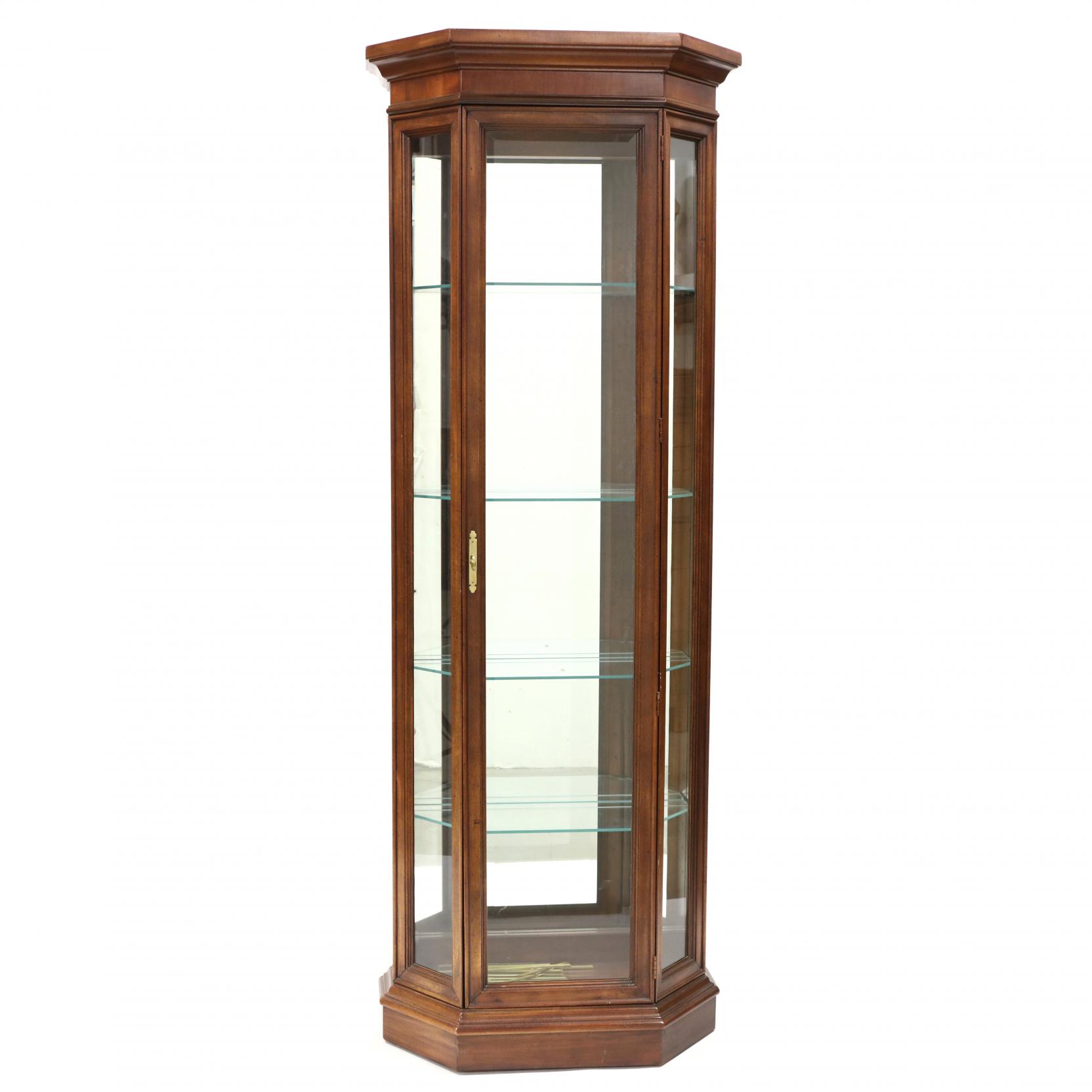American Of Martinsville Lighted Curio Cabinet | Cabinets Matttroy