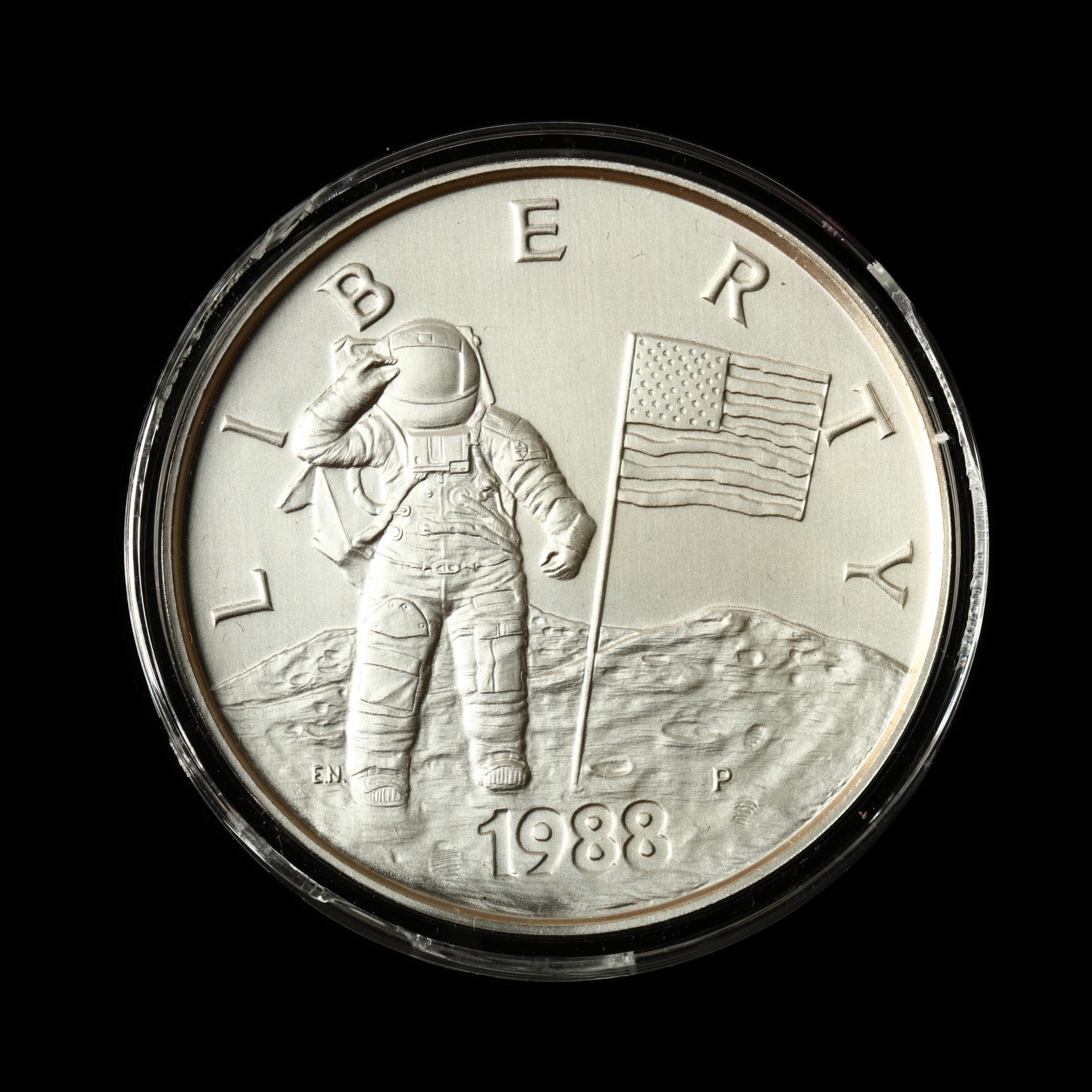 Us Mint 1988 Young Astronaut Space Shuttle Medallions