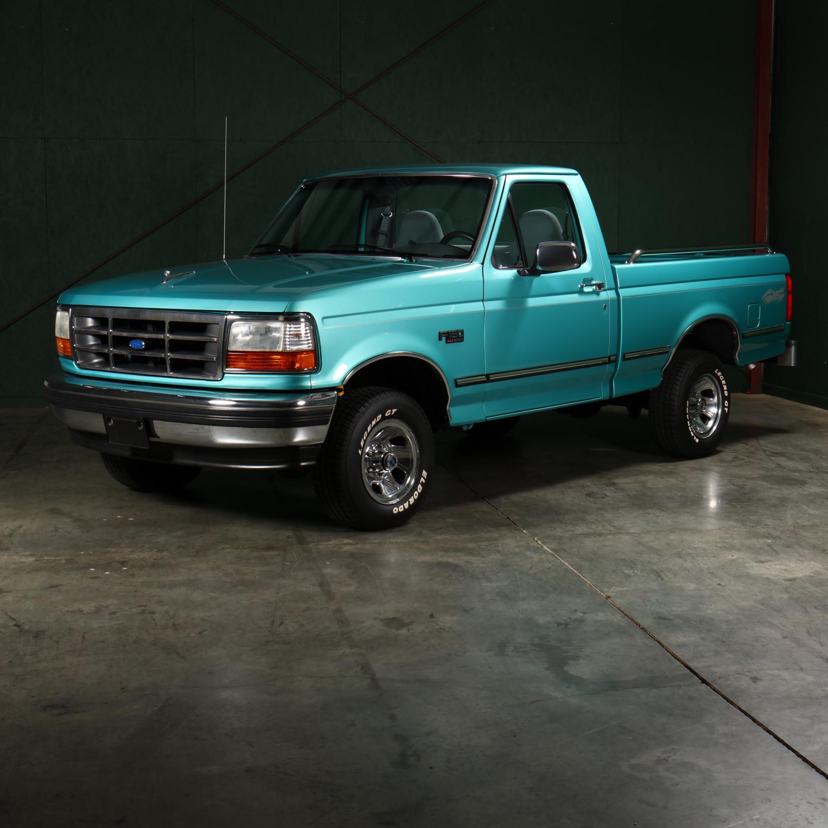 1995 Ford F150 Extended Cab Green