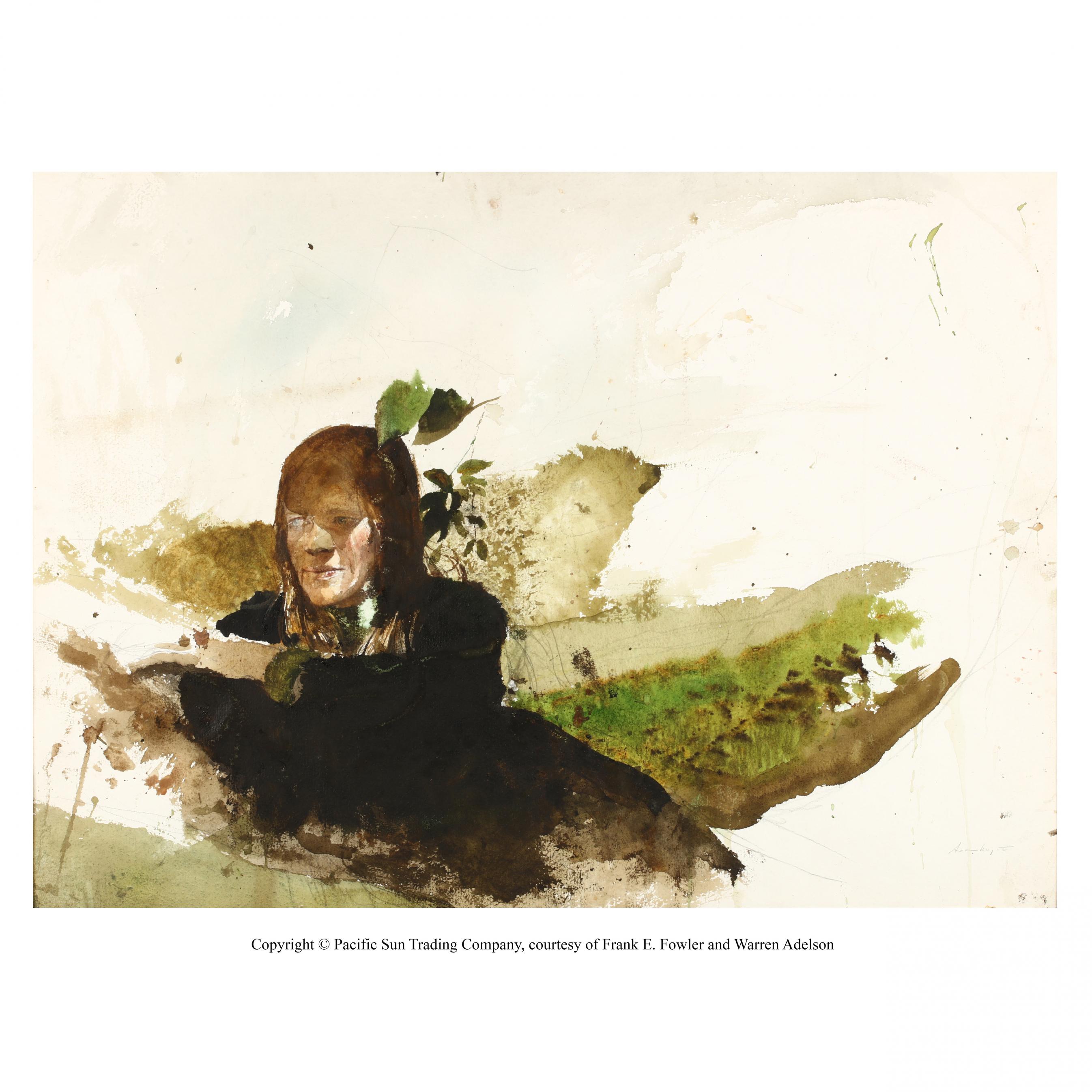 Andrew Wyeth Helga Watercolor