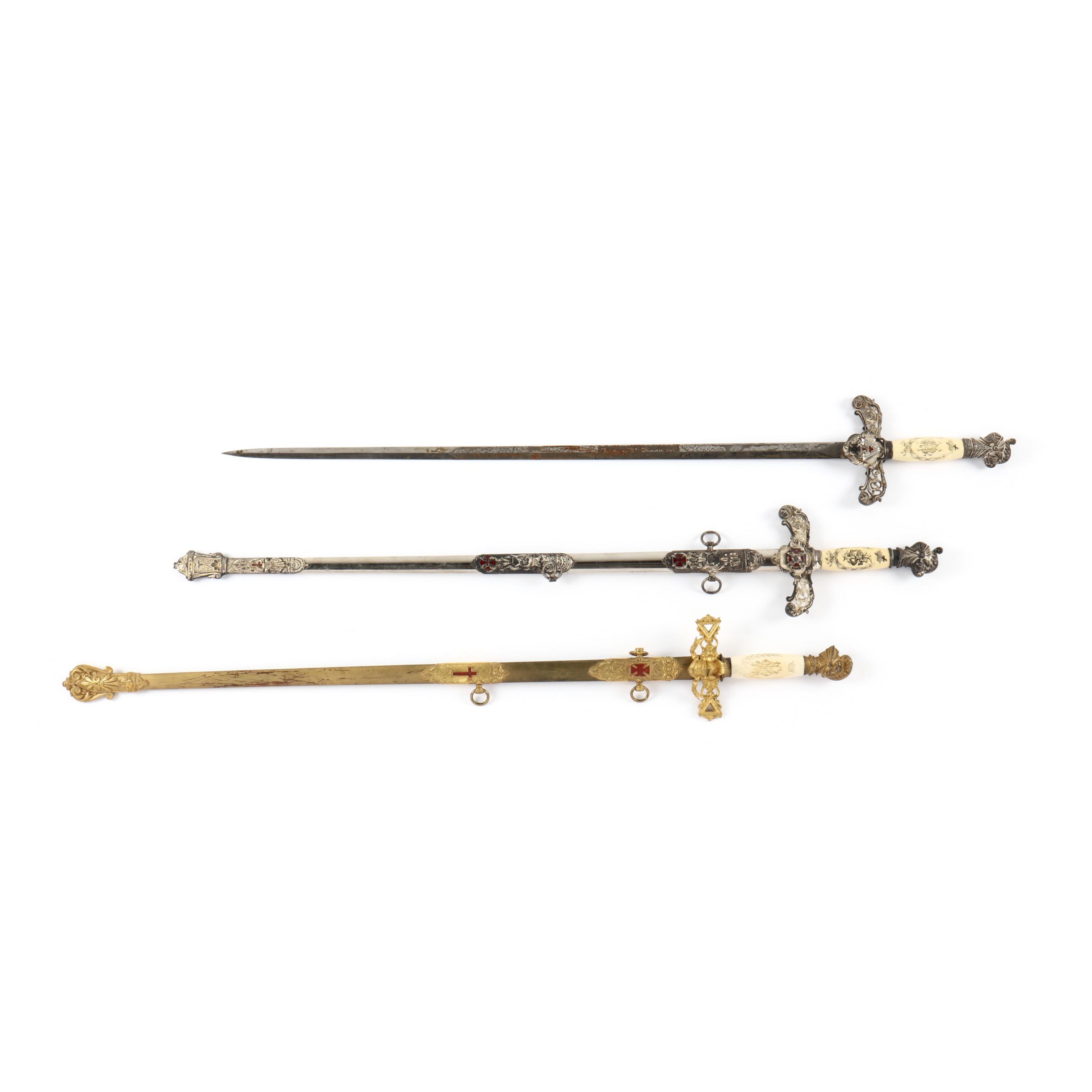 Authentic Knights Templar Swords