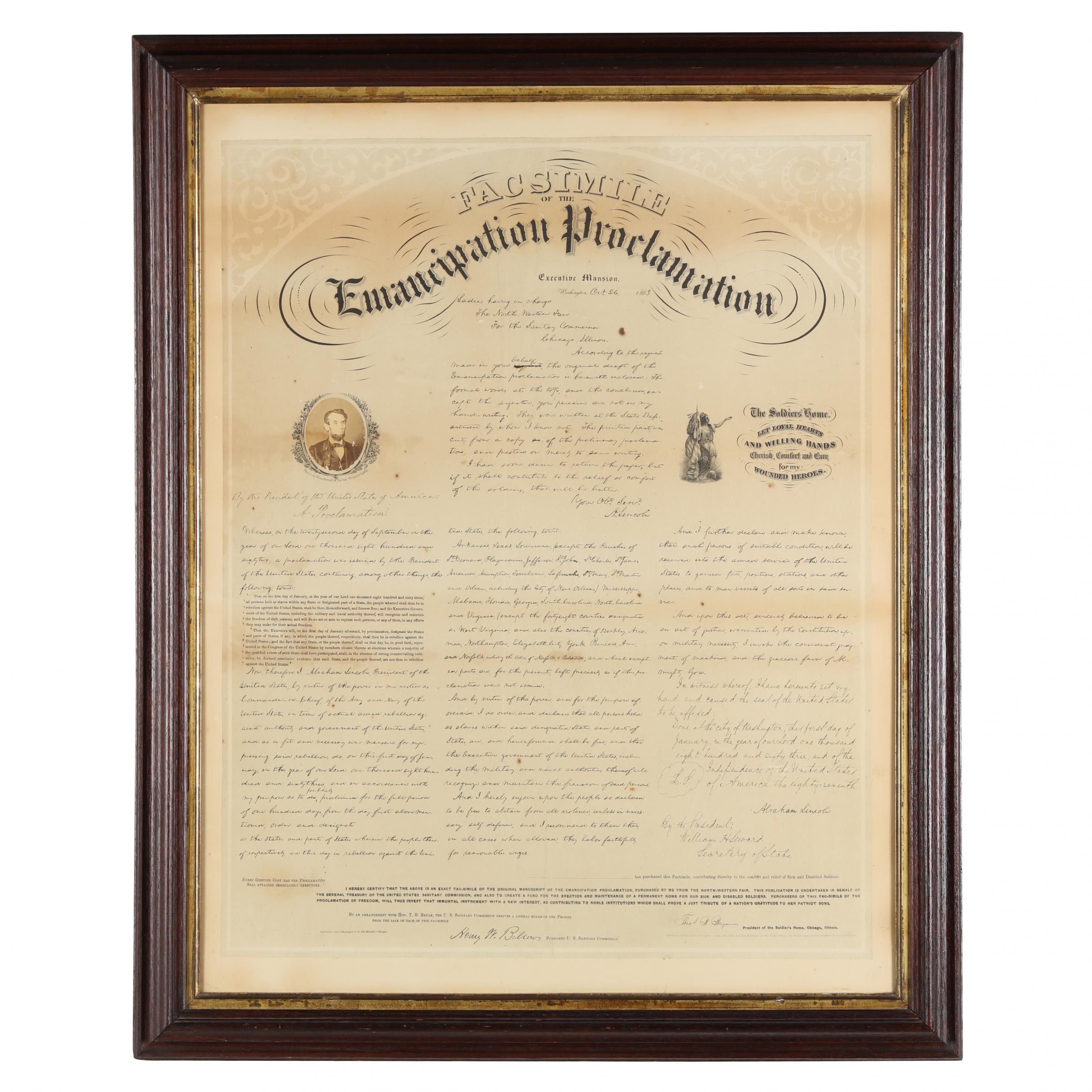 Emancipation Proclamation Original Document