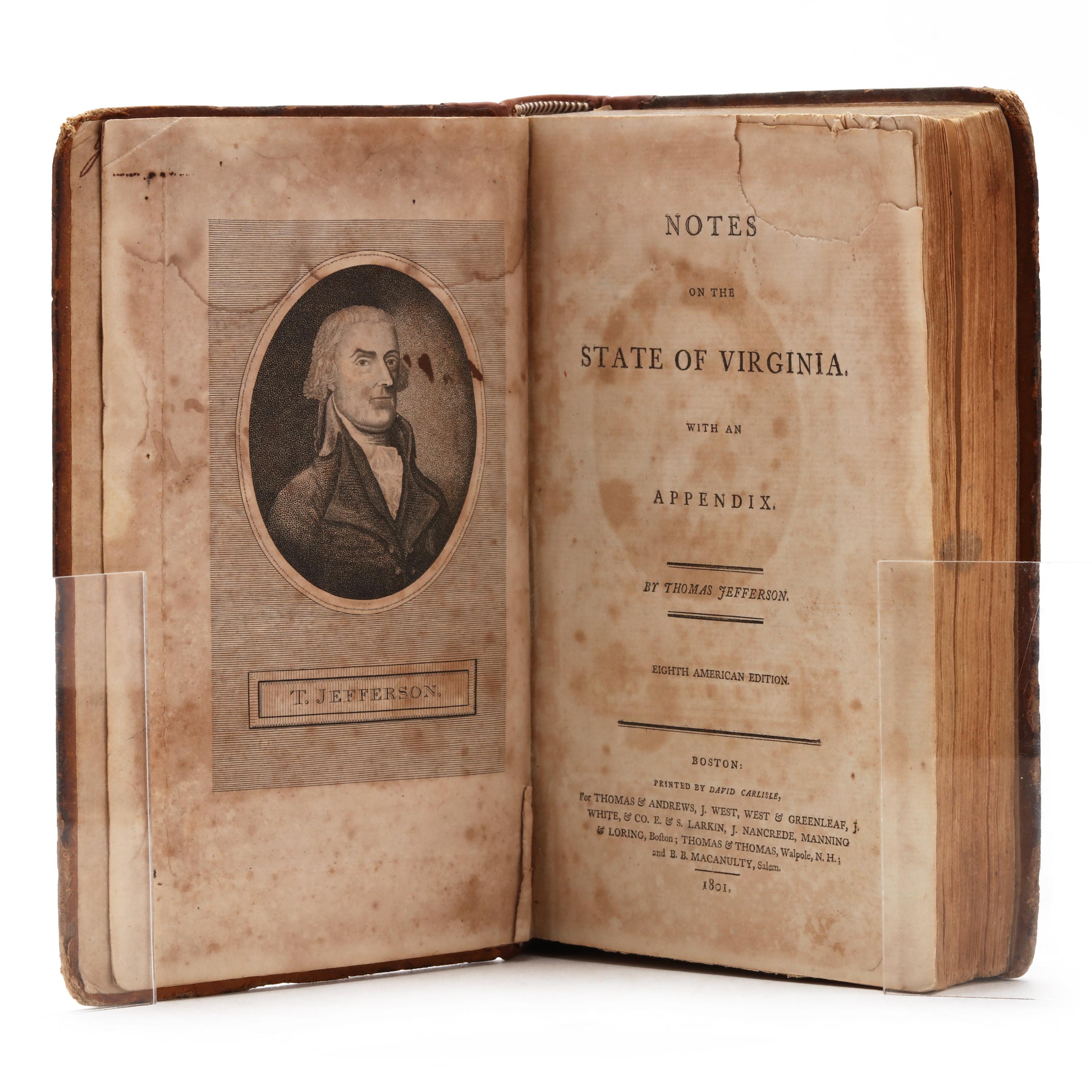 Notes On The State Of Virginia Citation