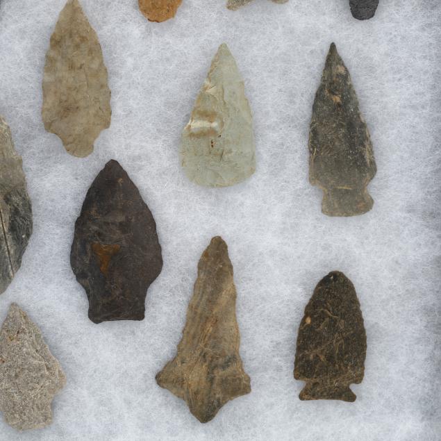 42 North Carolina Projectile Points (Lot 3055 - Single-Owner Collection ... 42 North Carolina Projectile Points (Lot 3055 - Single-Owner Collection ...