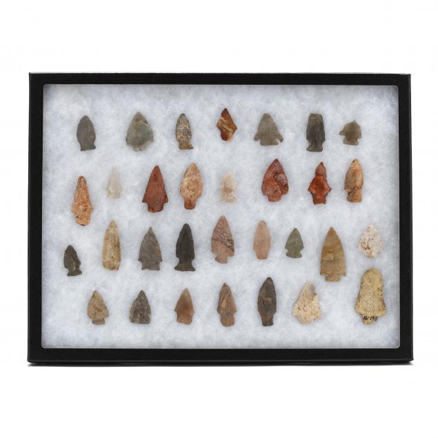 31 Colorful Southern Projectile Points (Lot 3096 - Single-Owner ... 31 Colorful Southern Projectile Points (Lot 3096 - Single-Owner ...