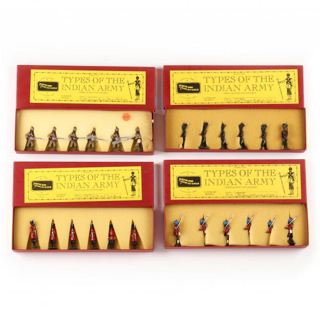 Boxed Editions (4) Sets Nicholson Military Miniatures (Lot 3038 - )