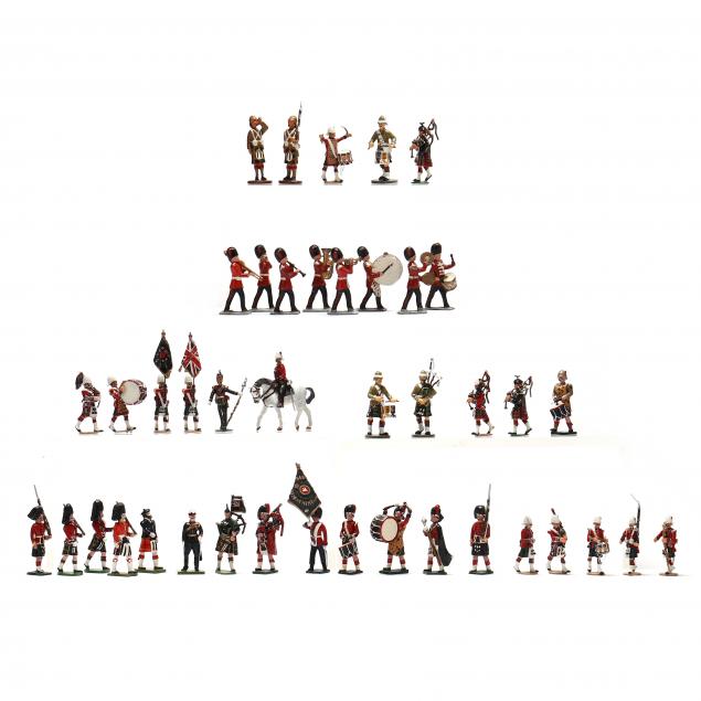 A Selection of Military Miniatures Marching Bands (Lot 3016 - )