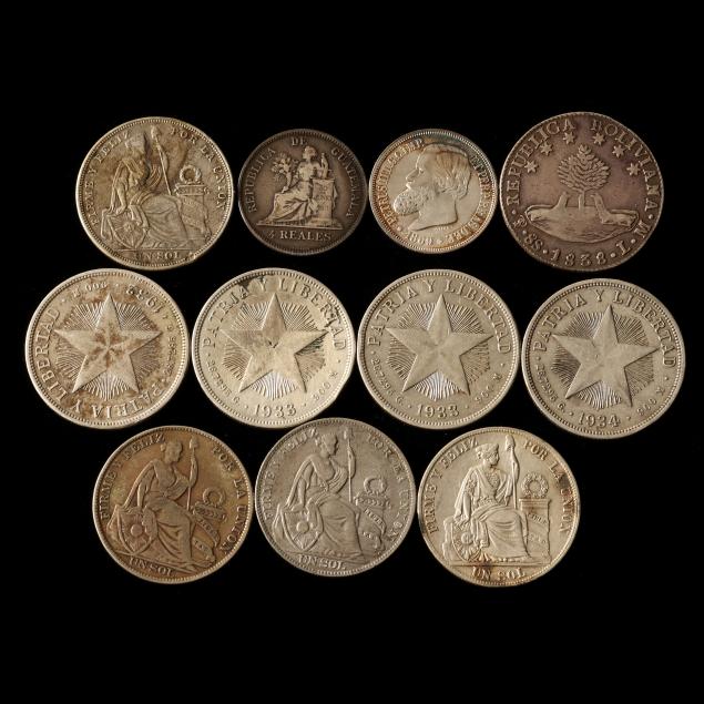 Eleven (11) Latin American Silver Crowns (Lot 3127 - )