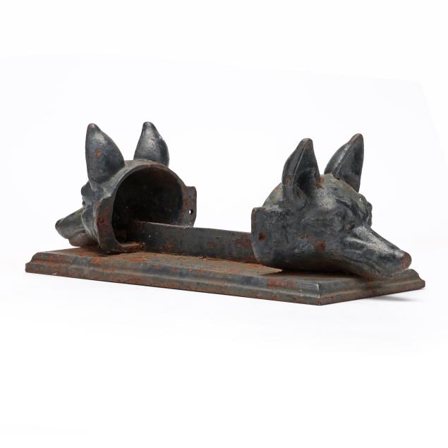 Cast Iron Fox Head Boot Scraper, B.B. Butt Co. (Lot 2247 - From the ...