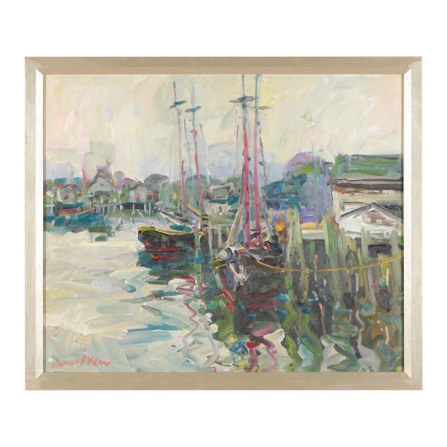 James P. Kerr (American, b. 1953), Two Gloucester Schooners (Lot 6007 ...